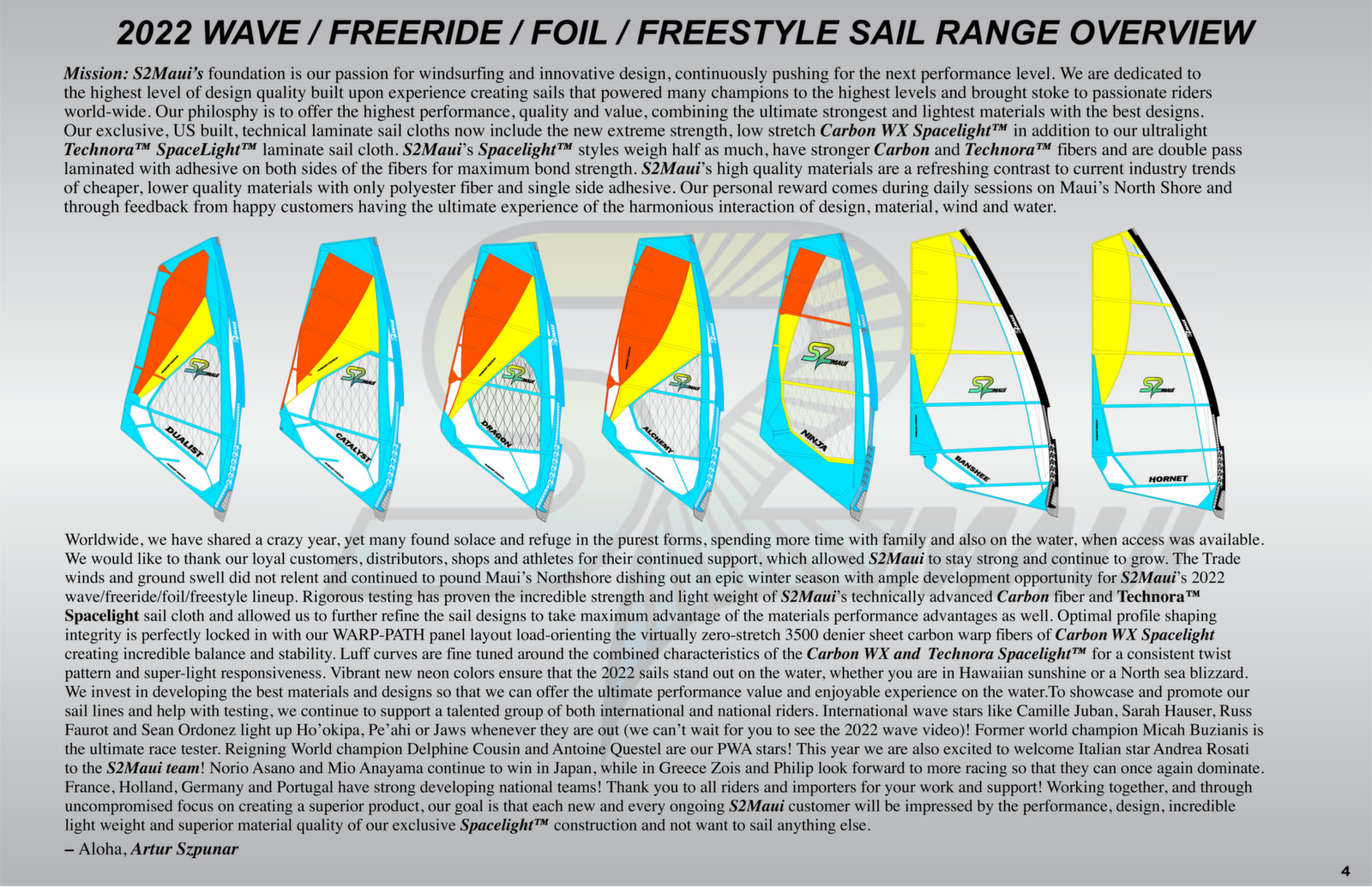 Introducing the 2022 Sail Range – S2Maui