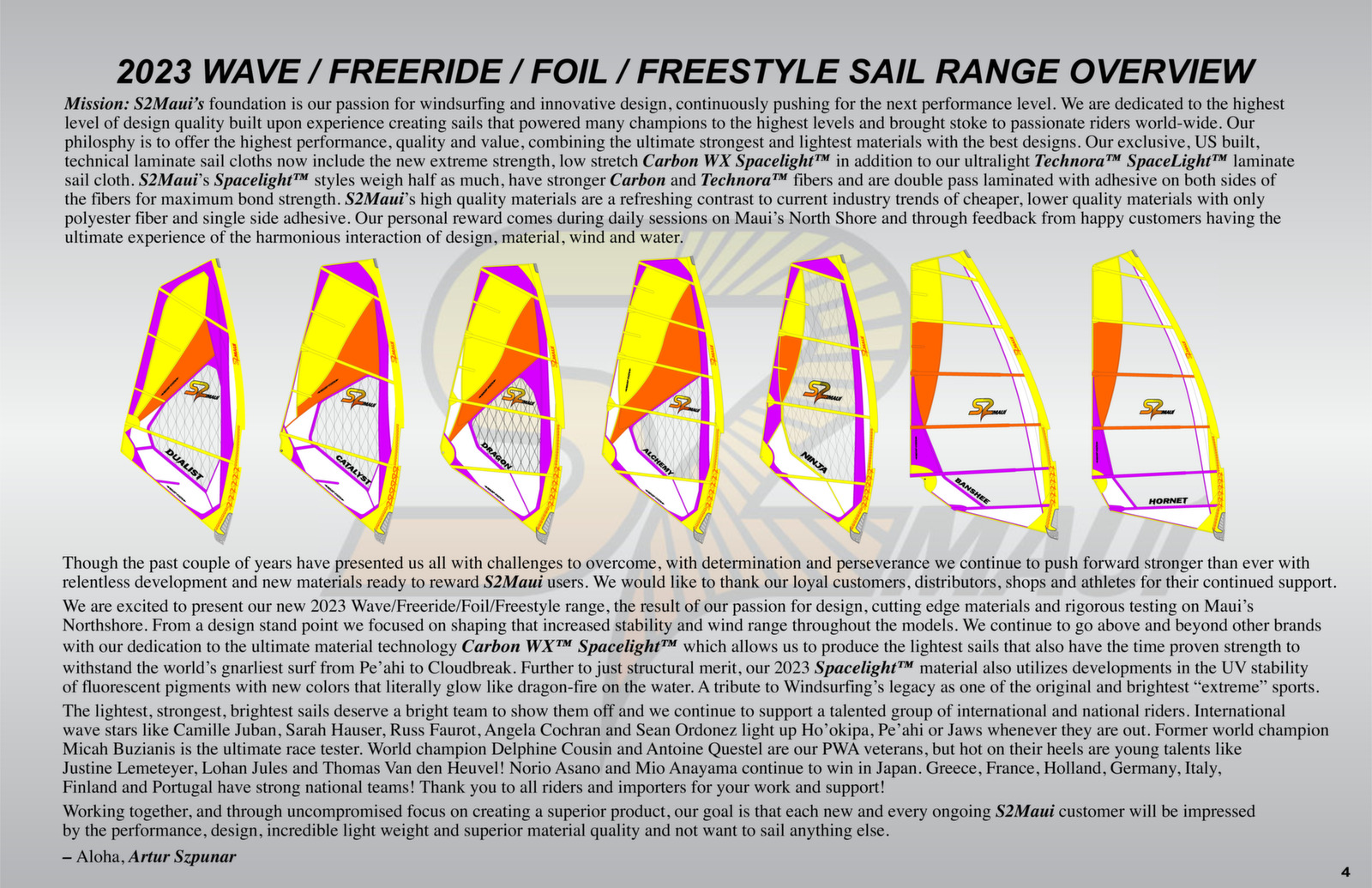 Introducing the 2023 Sail Range – S2Maui